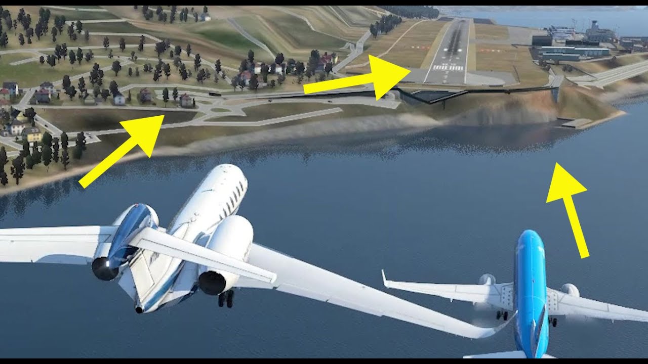 New Pilot Failed To Land Airplane On A Dangerous Airport EP 01 X Plane ...