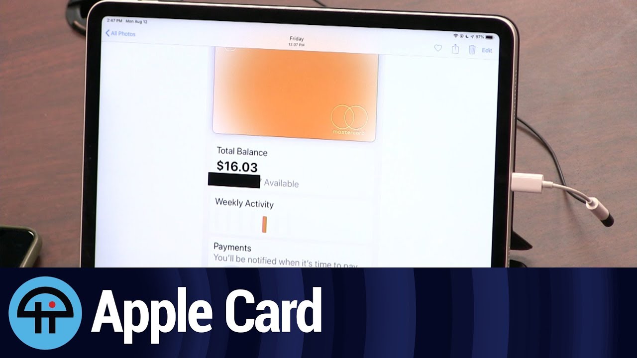 A Quick Look at the New Apple Card - YouTube