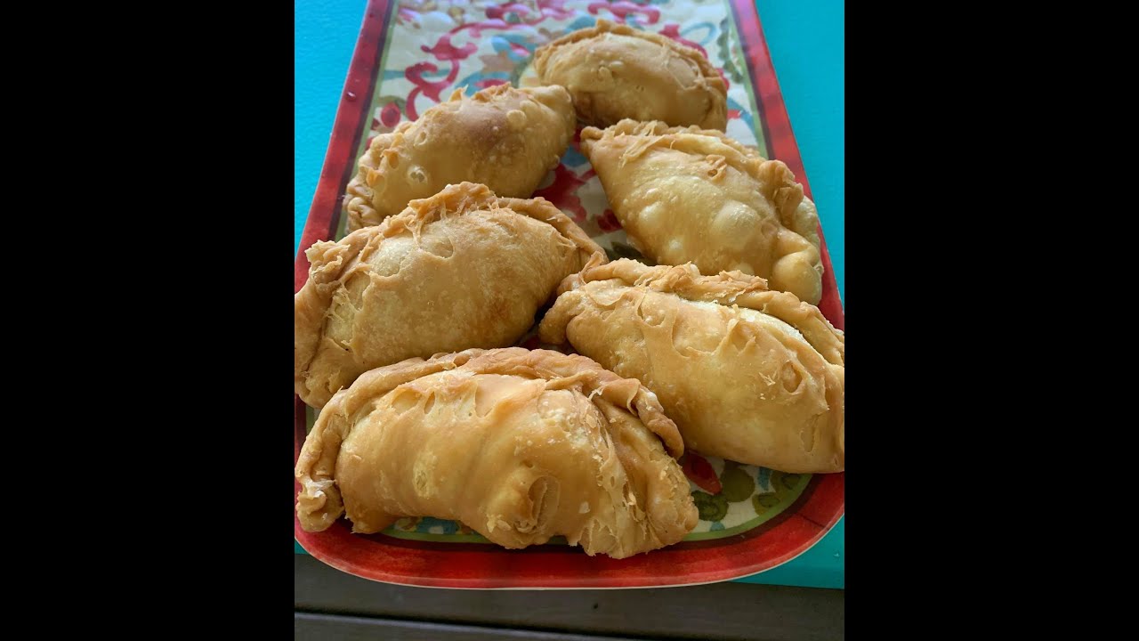 Curry Puff Pastry Recipe- With Mung Beans Filling - YouTube