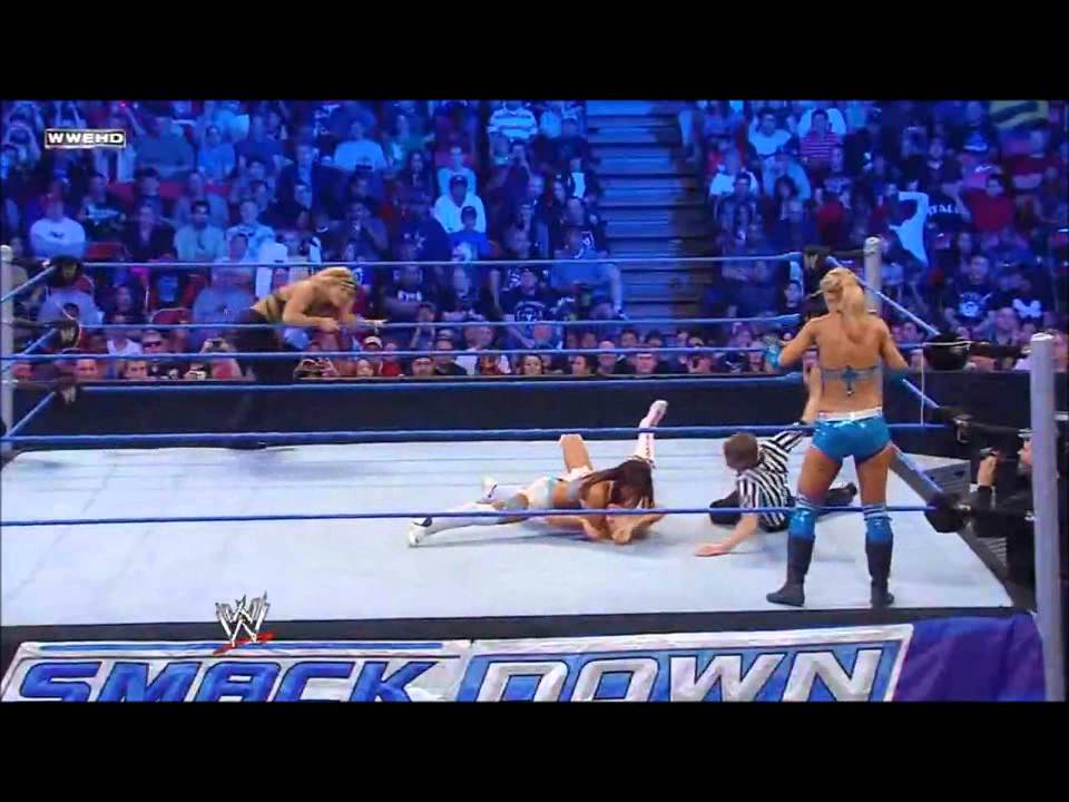 Wwe Smackdown Laycool Vs Tiffany And Beth 4210 Youtube