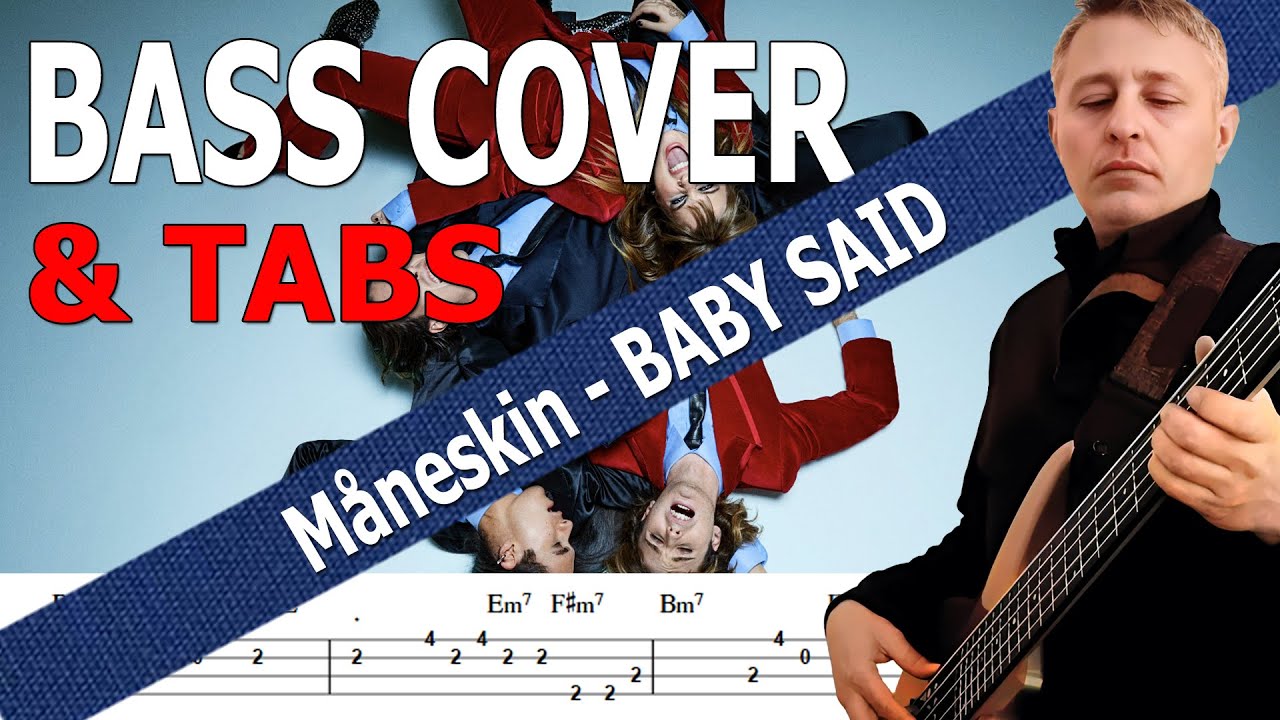 Maneskin - Baby Said (Bass Cover) + TABS + pdf - YouTube