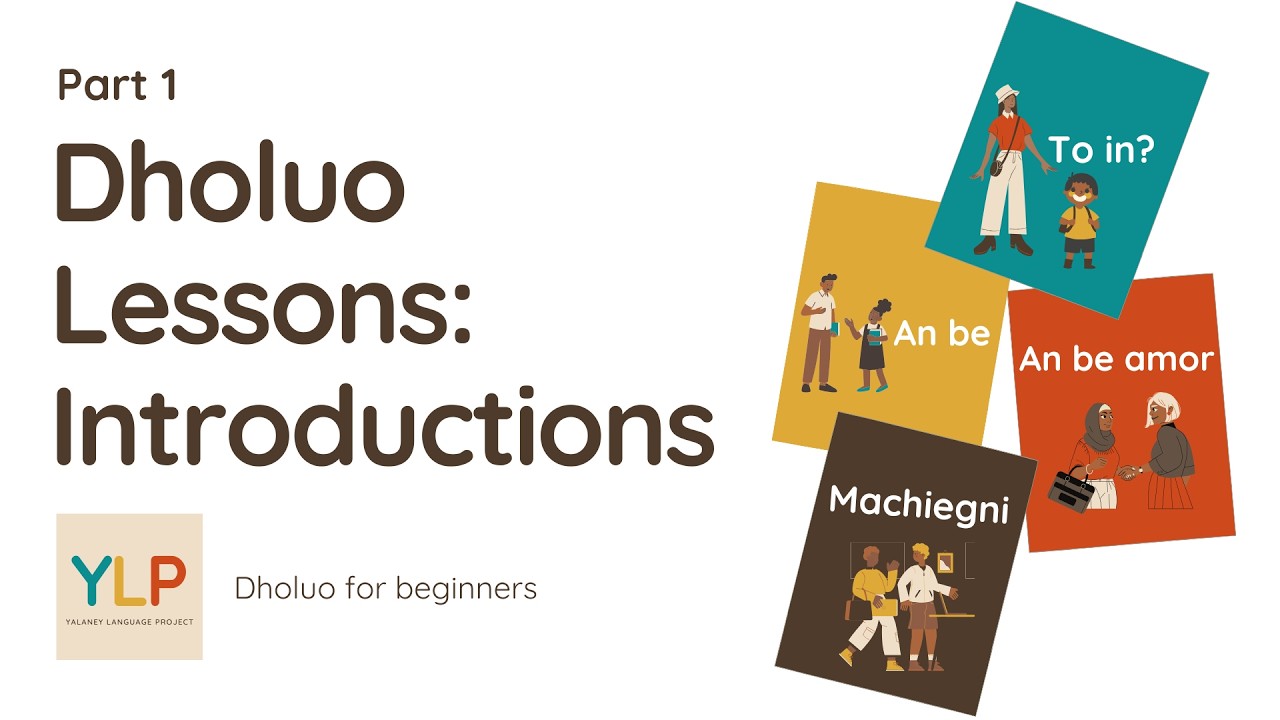 Dholuo lessons: Introductions - Part 1 - YouTube