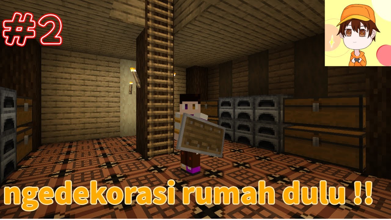 saatnya mendekorasi rumah kita coy!! Minecraft Survival Series ...