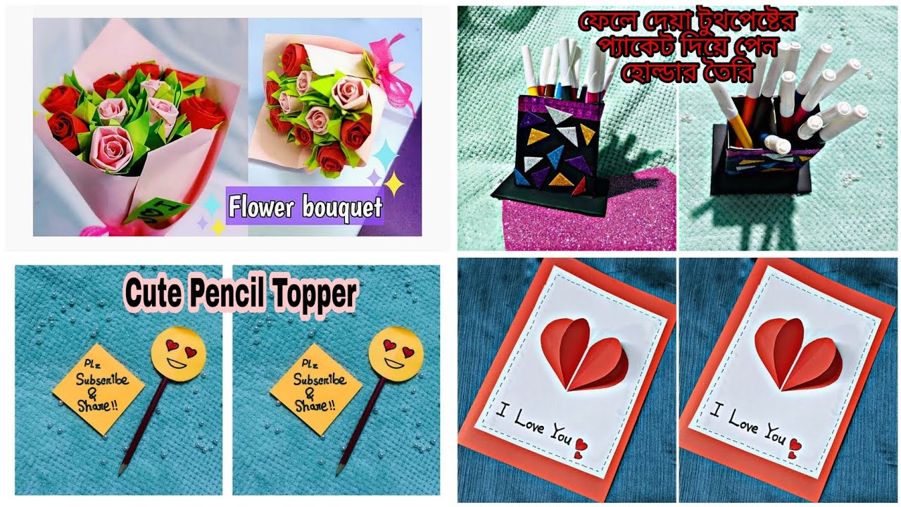 4 new handmade craft ideas💗 || Easy DIY craft making tutorial 2024 ...