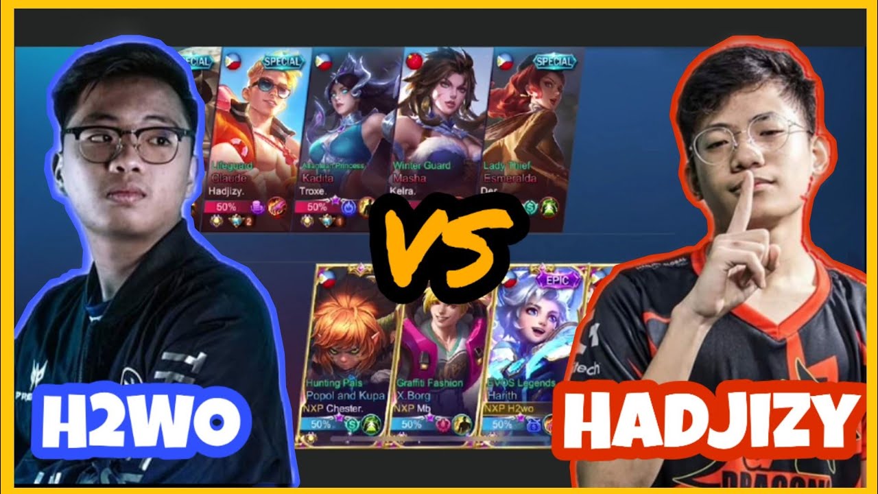 H2WO VS HADJIZY | 5 VS 5 RANK GAME | MOBILE LEGENDS BANG BANG! - YouTube