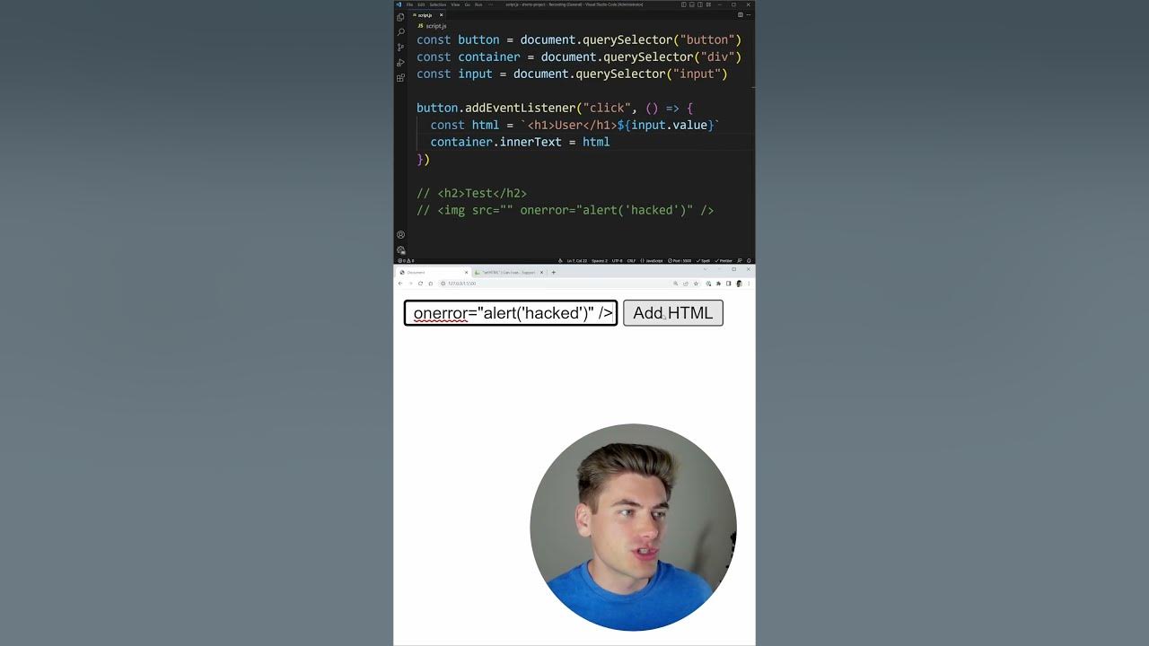 You Can Finally Safely Use Innerhtml Kind Of Youtube