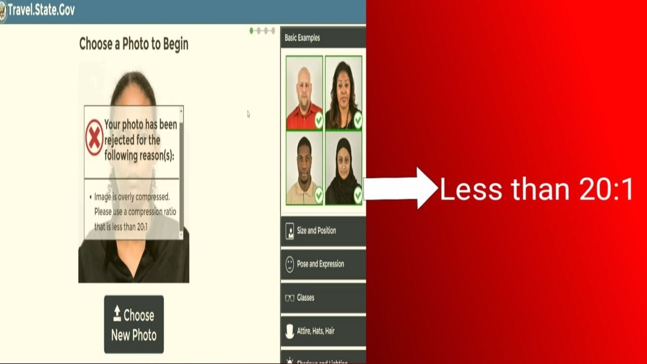 How to compress image in less than 20:1 for photo tool - YouTube
