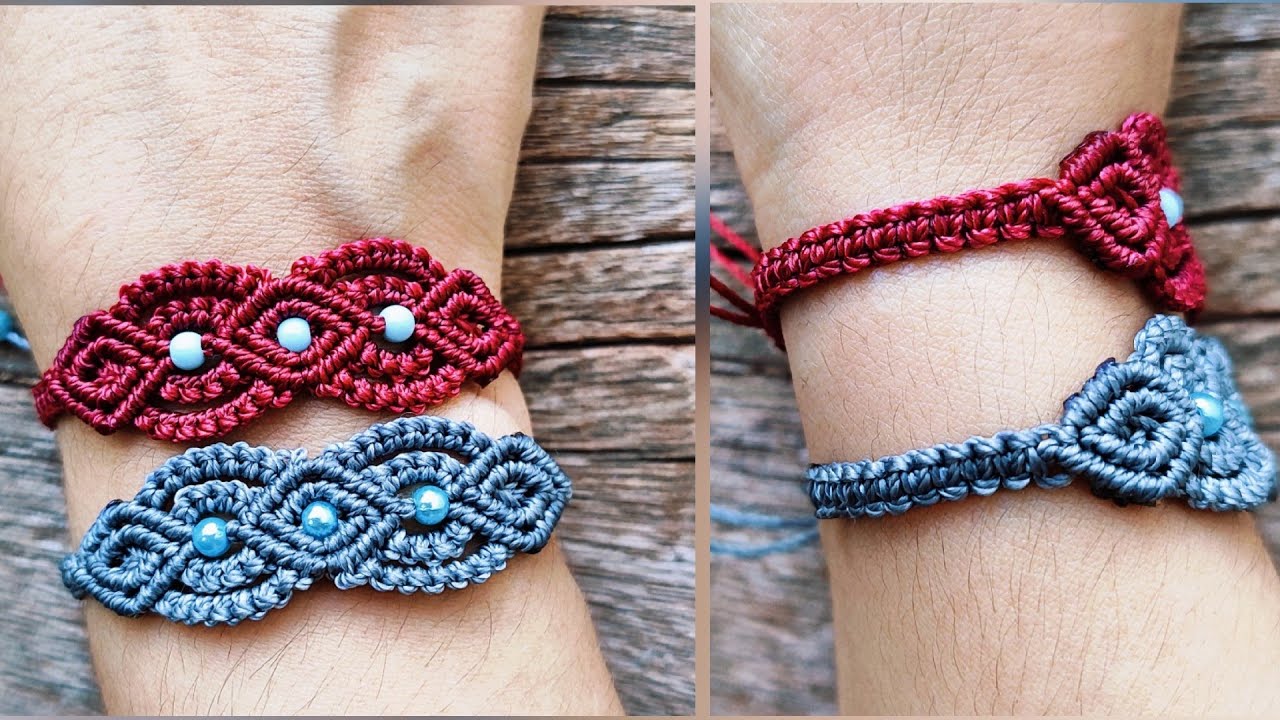 Pulseira De Macramê - Tutorial Passo a Passo - (Parte 2 )Criativa ...