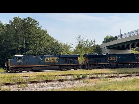 CSX 5326 leading the pack out of Manchester, Ga. CSX 3440 “Spirit of ...