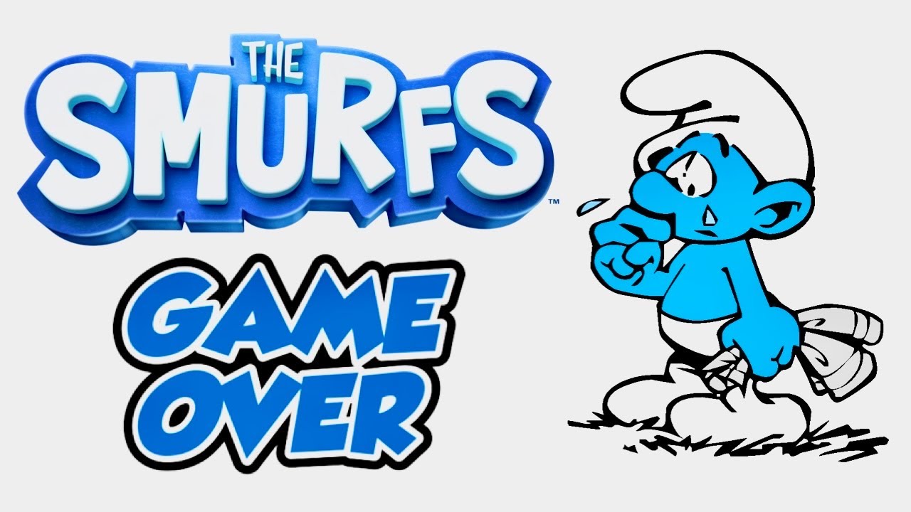 Evolution of The Smurfs Game Over Screens - YouTube