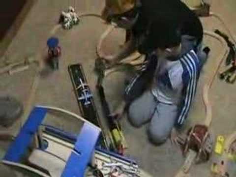 Wooden Train Crash Theatre 12 - YouTube