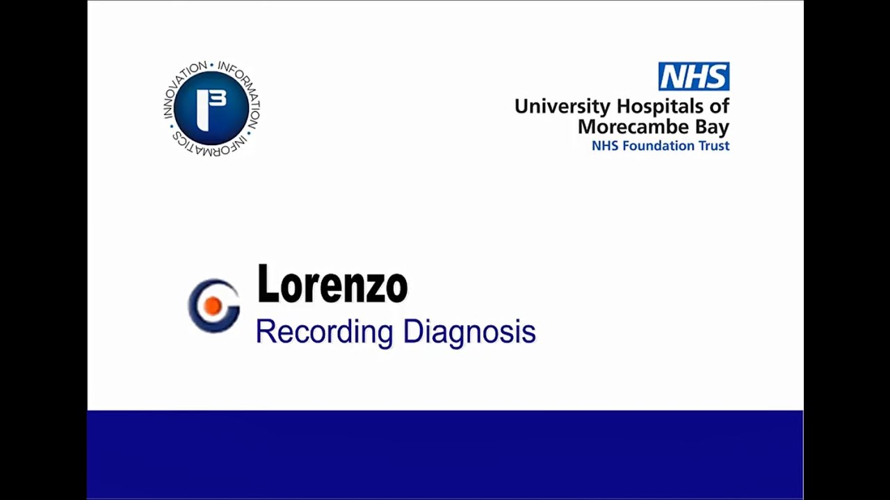 Lorenzo: Recording Diagnosis - YouTube