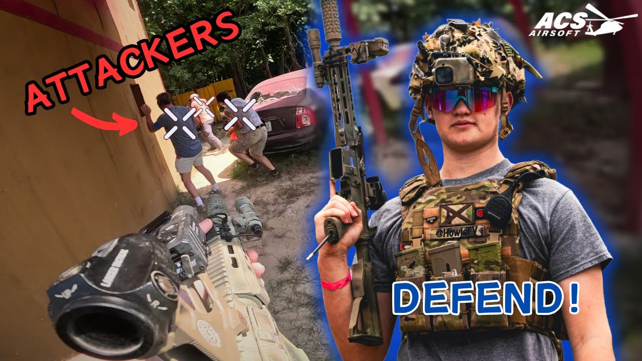 I'm The ONLY Defender LEFT! INTENSE Breach Gameplay - ACS Airsoft - YouTube