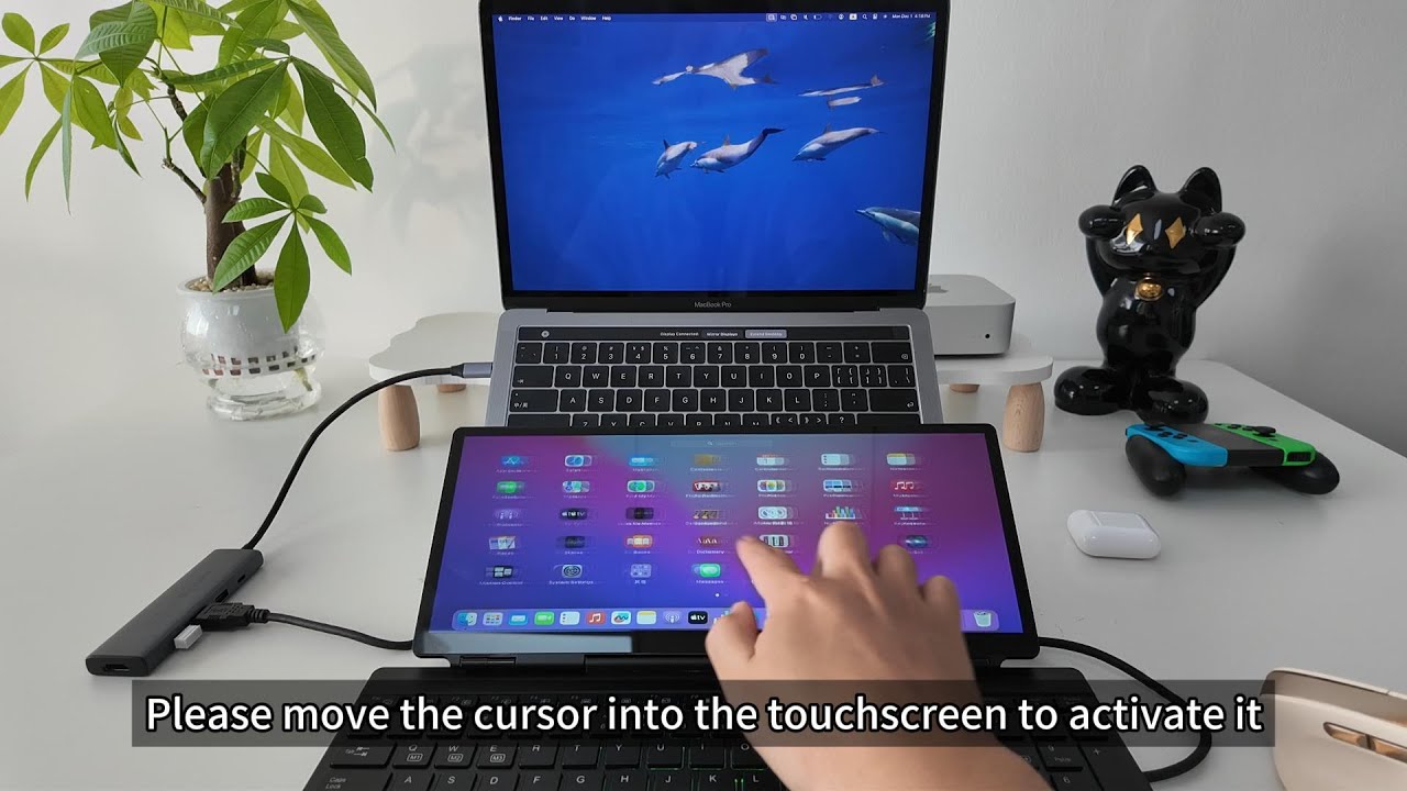 GK1/GK2 Portable Keyboard Monitor Get Started with MacOS - YouTube