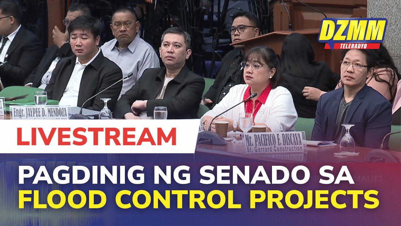 LIVE: Senate Blue Ribbon resumes probe on flood control scandal | DZMM ...