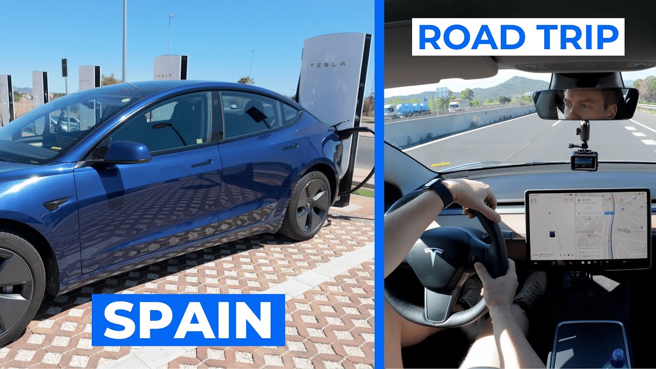 Road Trip through Spain in Tesla Model 3 - Part 1 | S4:E3 - YouTube