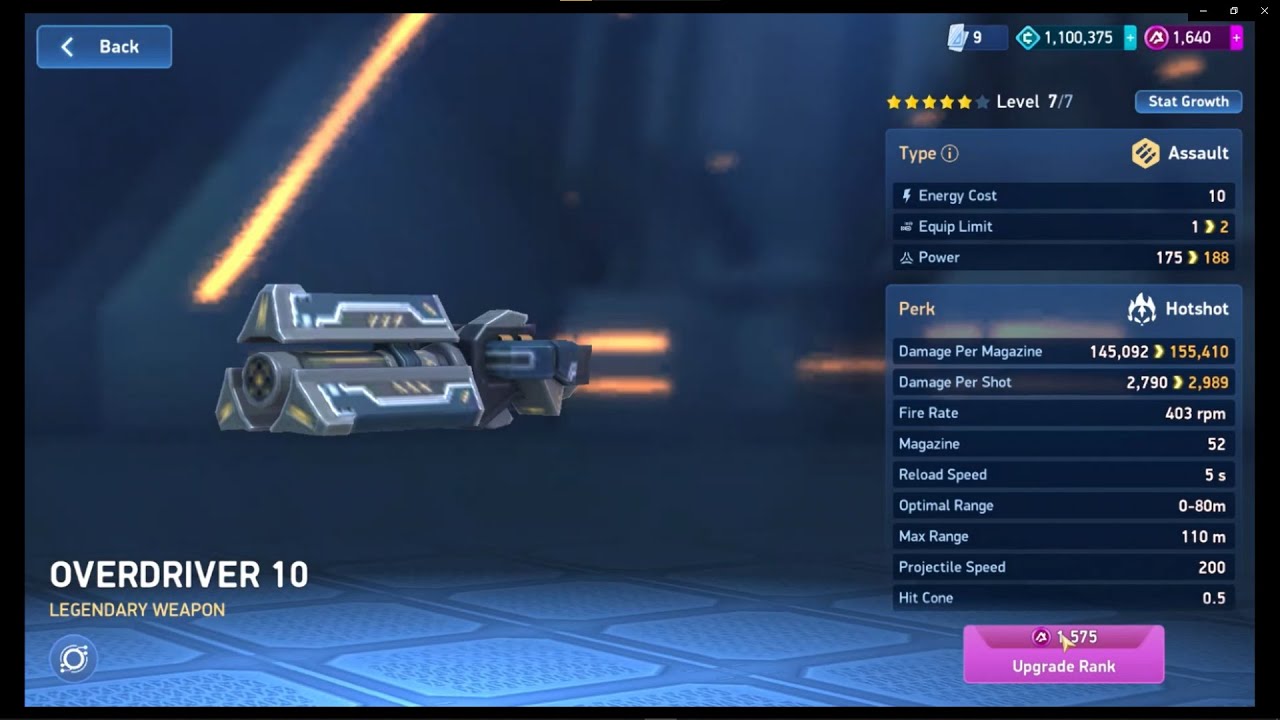 Mech Arena Upgrade on Overdrive 10 💯🔥😎 - YouTube