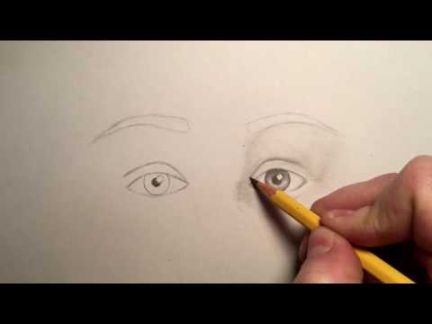 How to Shade Eyes - 8th Grade: Human Face Unit