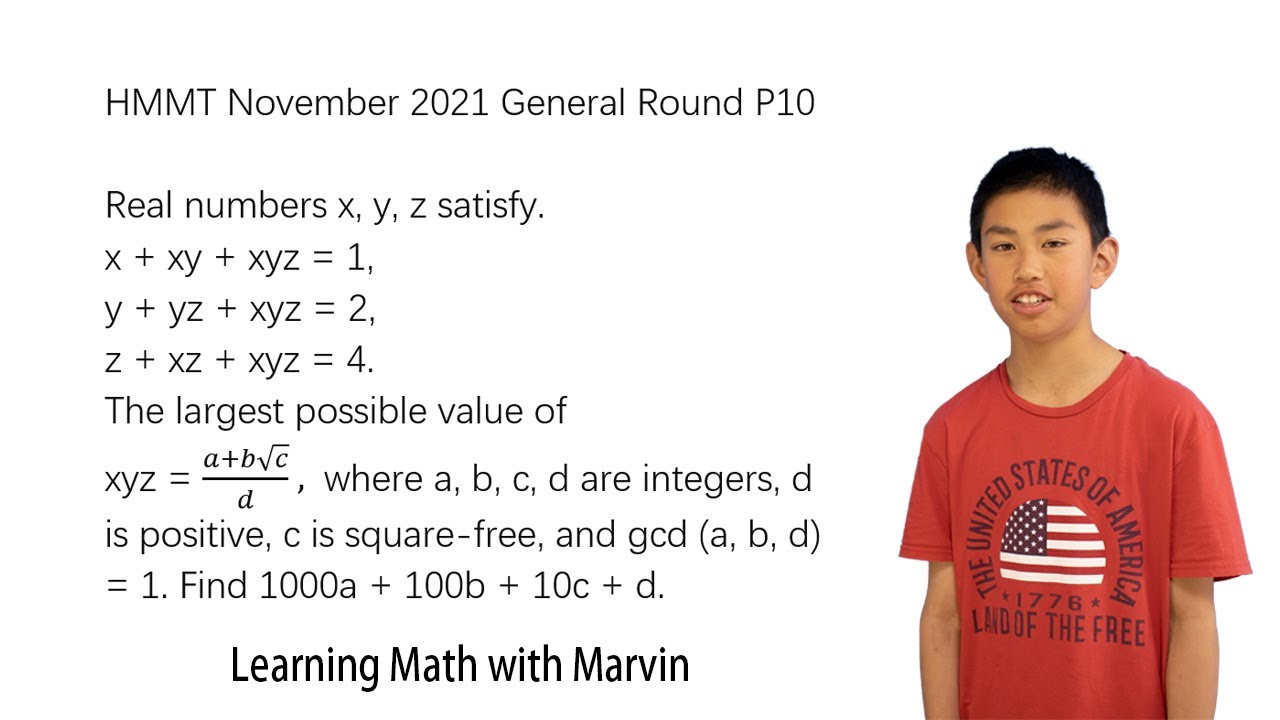 HMMT November 2021 General Round P10 - YouTube