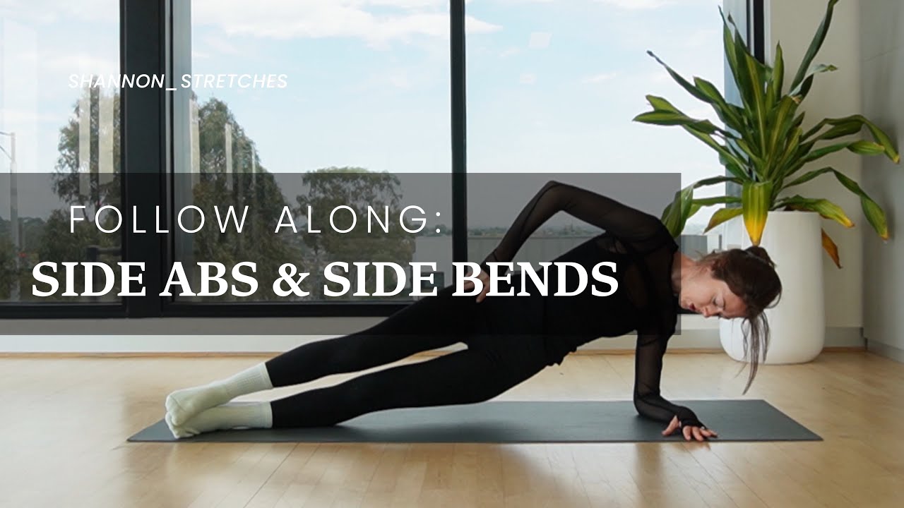 SIDE ABS & SIDE BENDS / WORKOUT FOLLOW-ALONG / NO TALKING / NO ...