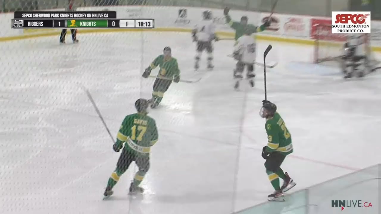 Sherwood Park Knights Hockey - October 31st vs Leduc Riggers - YouTube