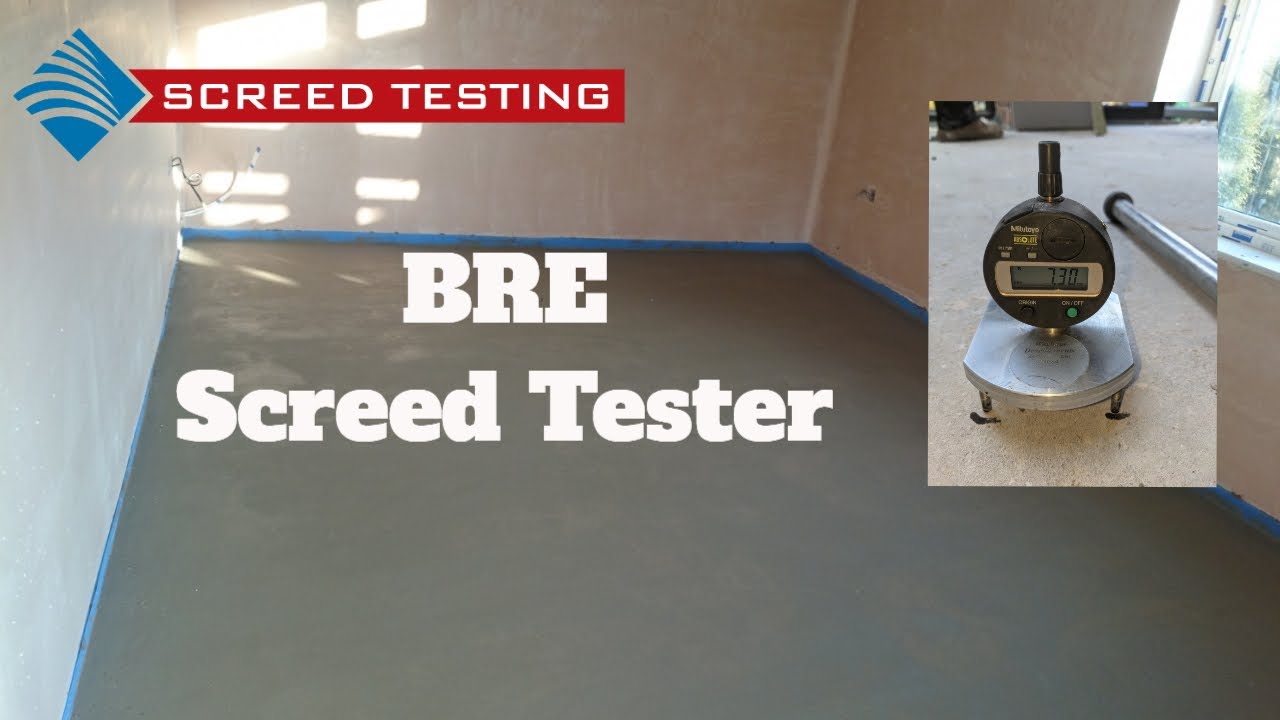 BRE Screed Tester 👉Is your screed fit for purpose? Cracking, crumbling ...