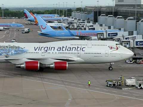 Virgin Atlantic 747 (Harry Potter Livery) ) - YouTube