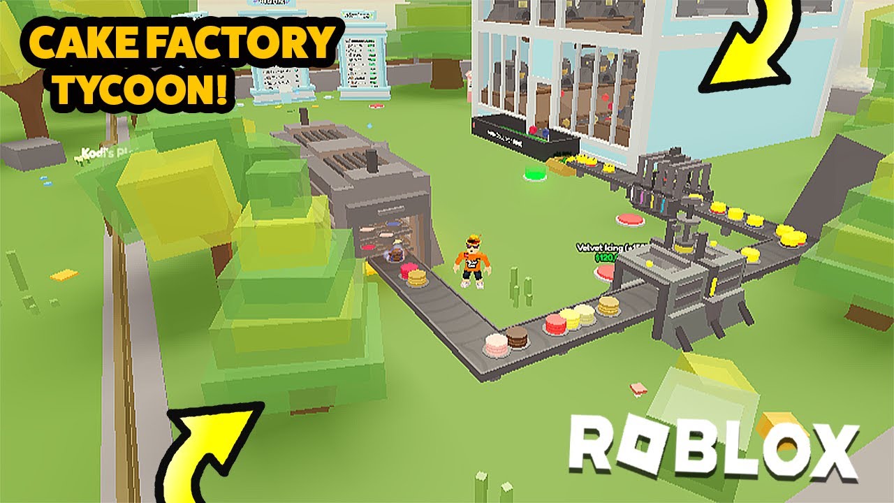 Building a NEW Cake Factory! 🍰👀 on Roblox - YouTube