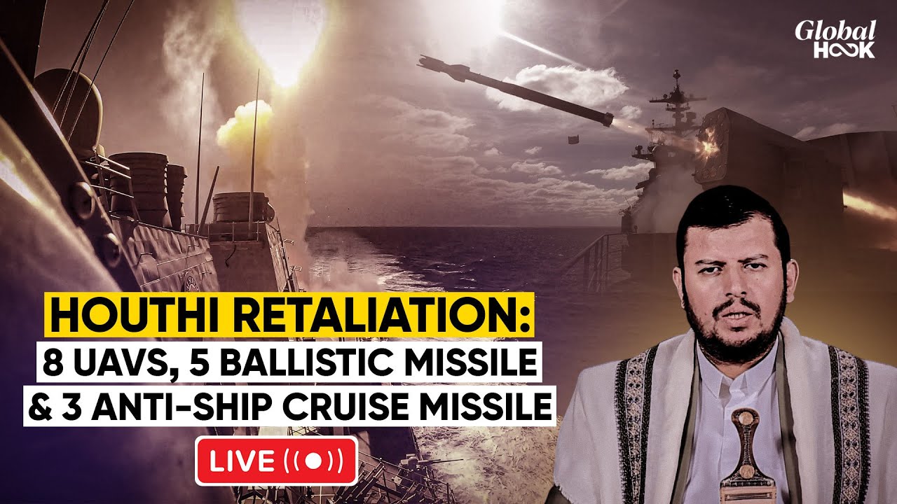 LIVE: After US-UK Strikes, Houthis 'Massive Hit' On USA Warship USS ...