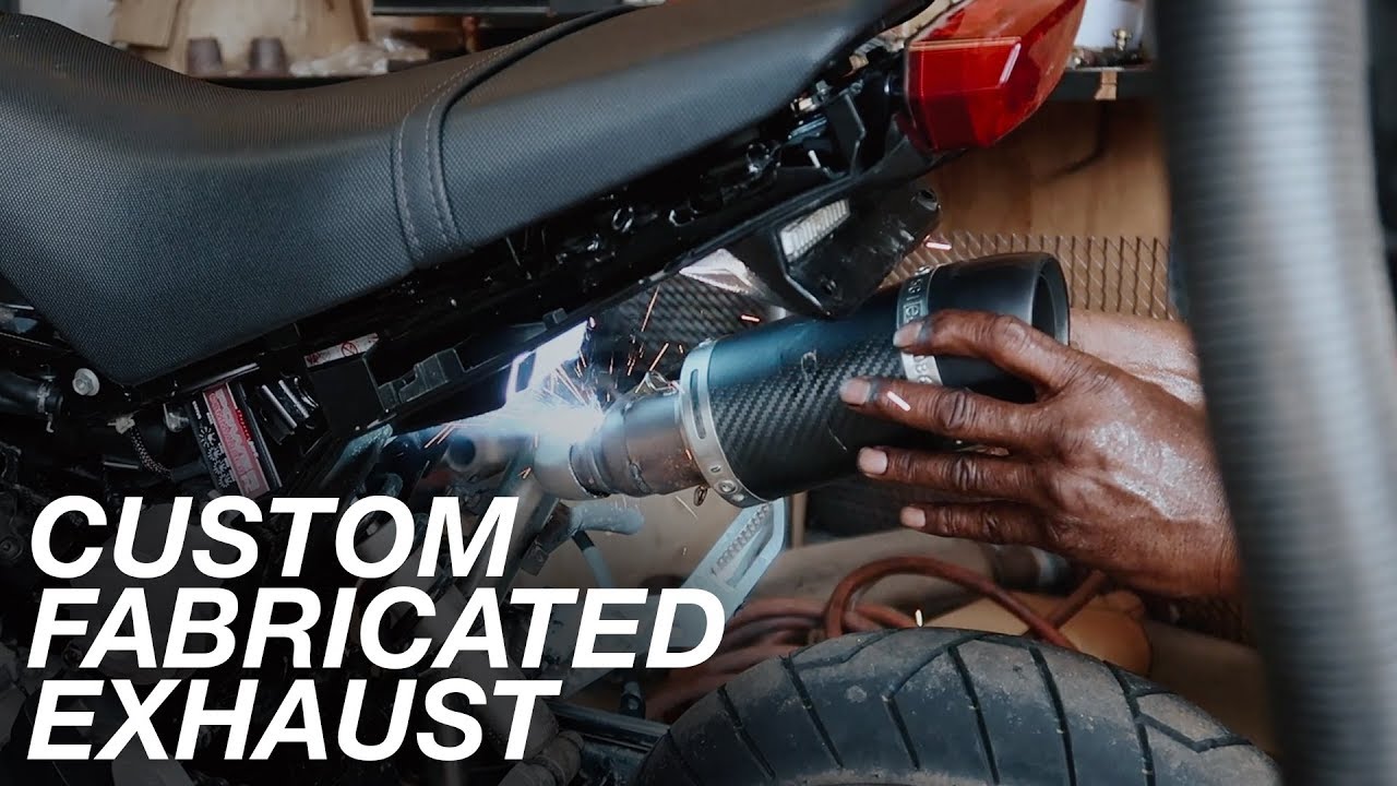 My 300cc Swapped Grom got a FULL custom exhaust!! - YouTube