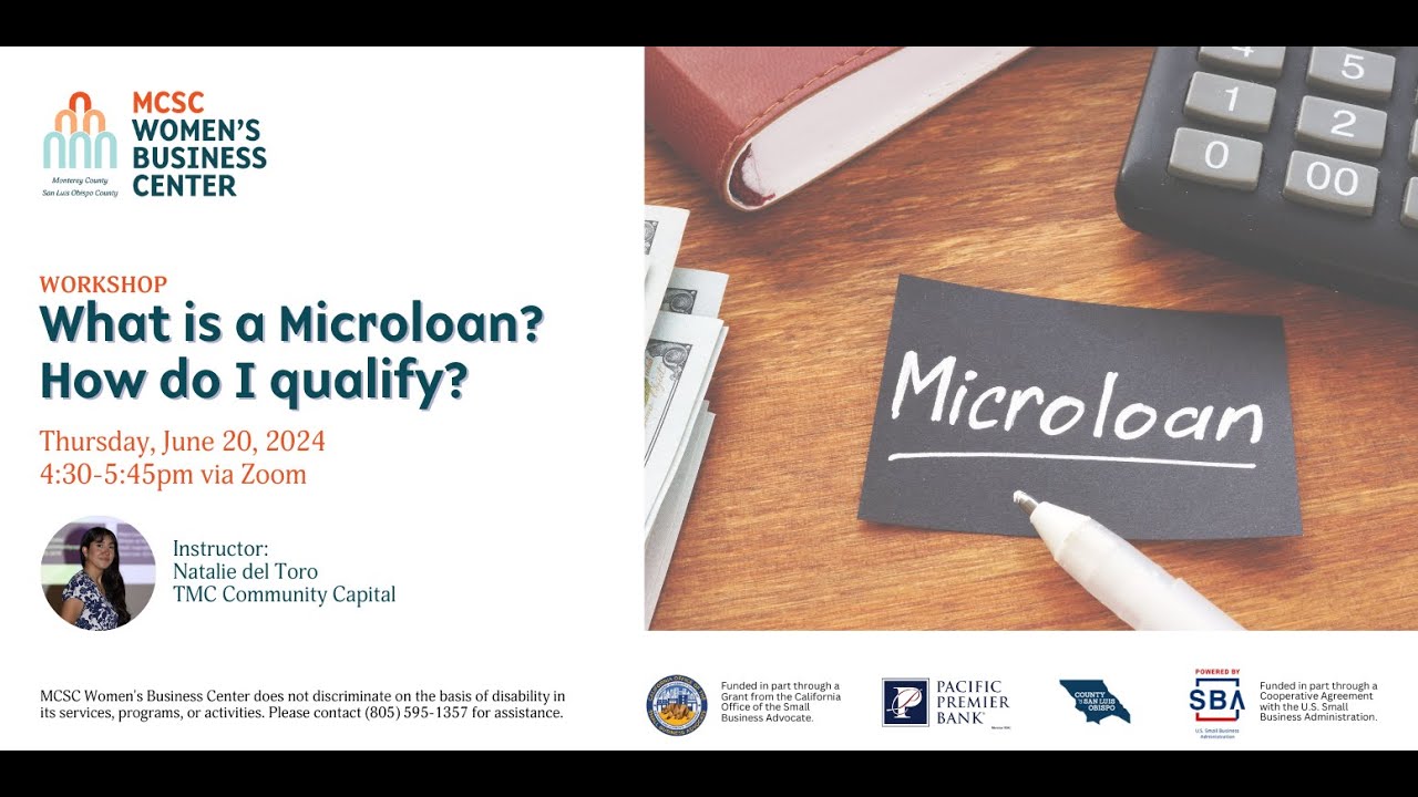 What is a Microloan How Do I Qualify 06 20 2024 - YouTube