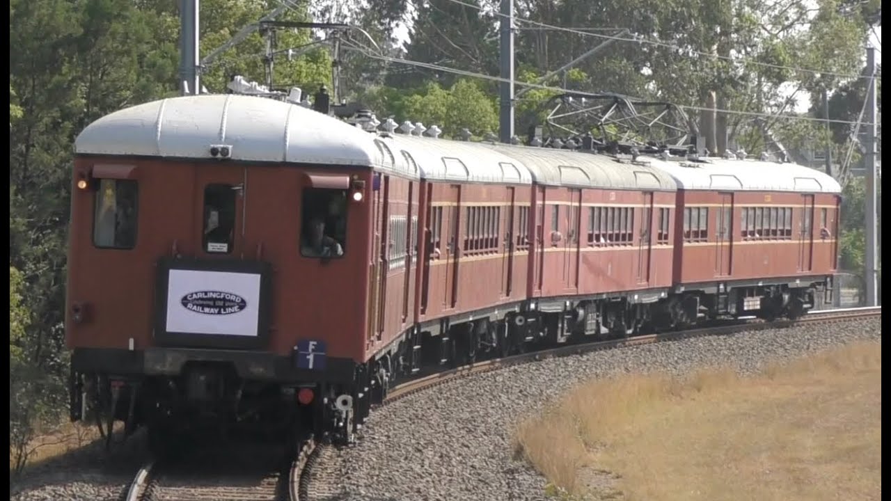 Australian Trains - Farewell Carlingford Line, Historic "Red Rattler ...
