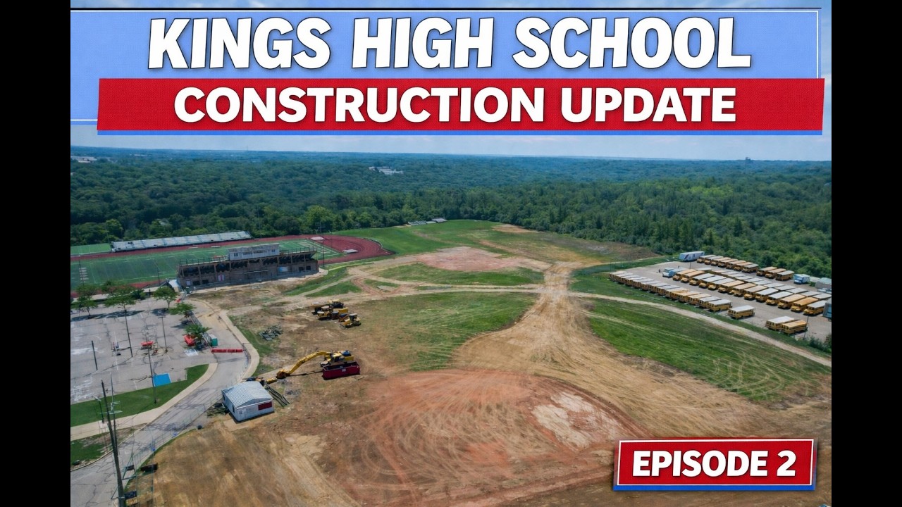 Kings High School Construction Progress part 2 - YouTube