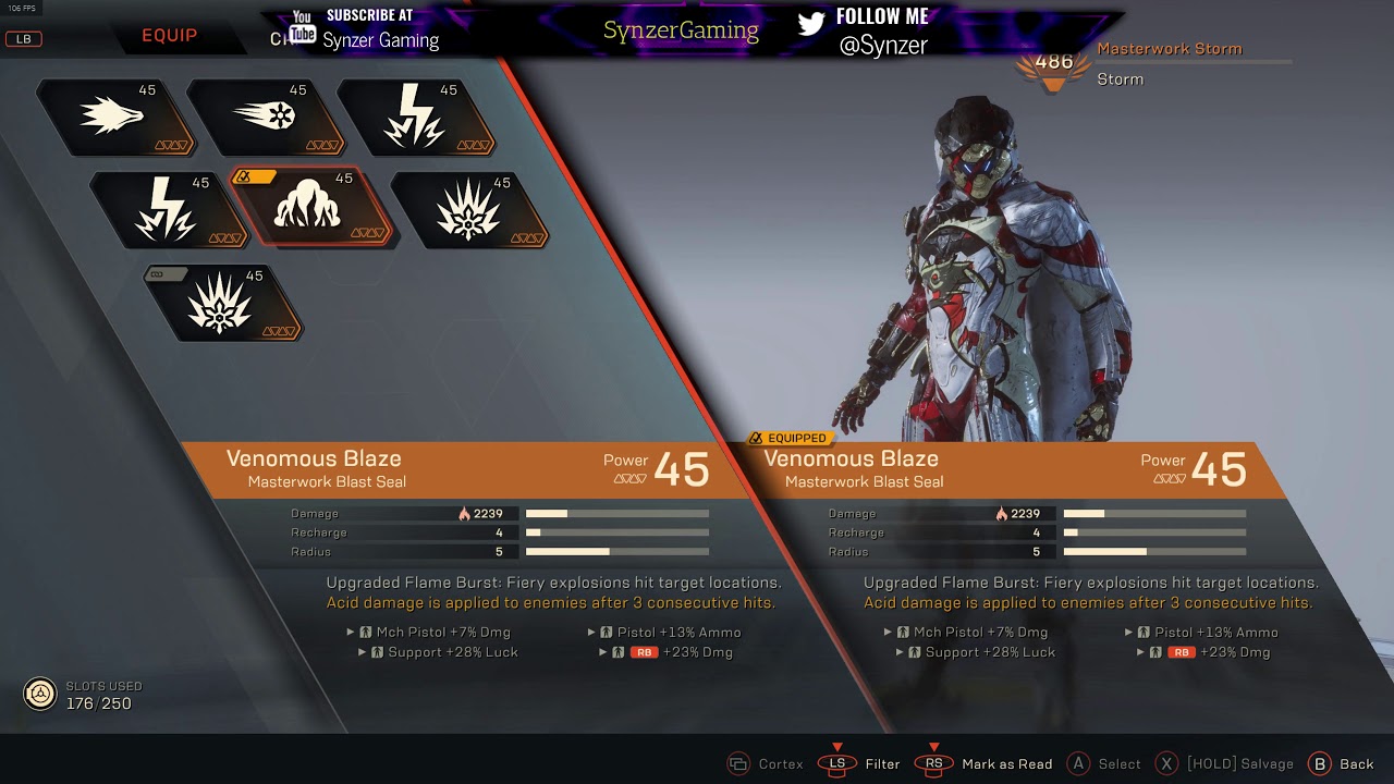 Anthem: Fire Storm Build - YouTube