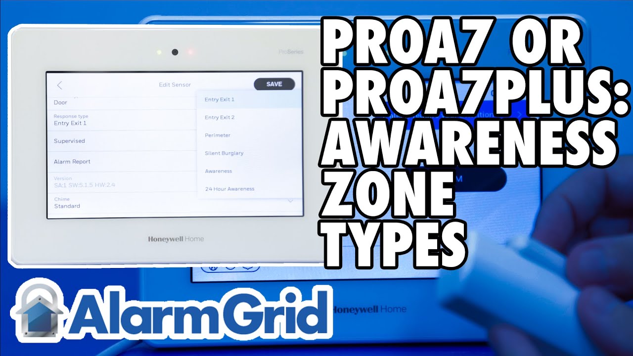 PROA7 or PROA7PLUS: Awareness Zone Types - YouTube