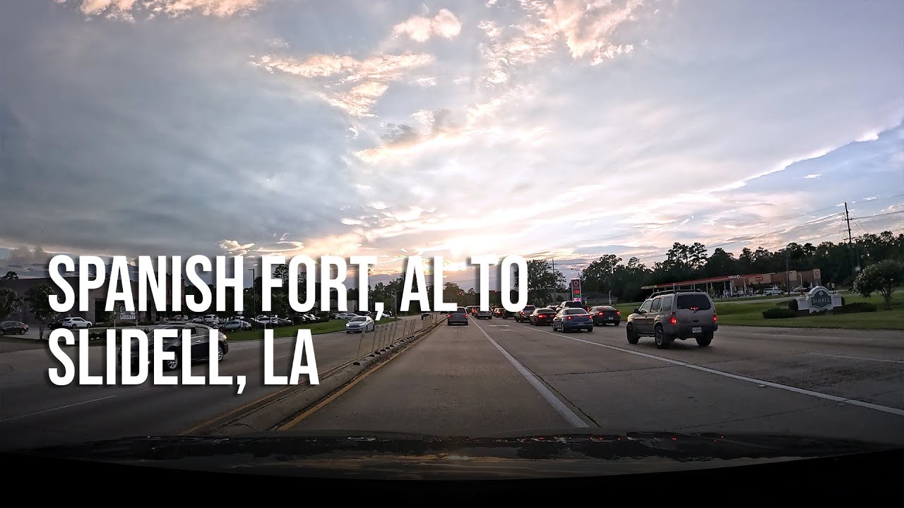 Road Trip - Spanish Fort, AL to Slidell, LA | 4K Driving - YouTube