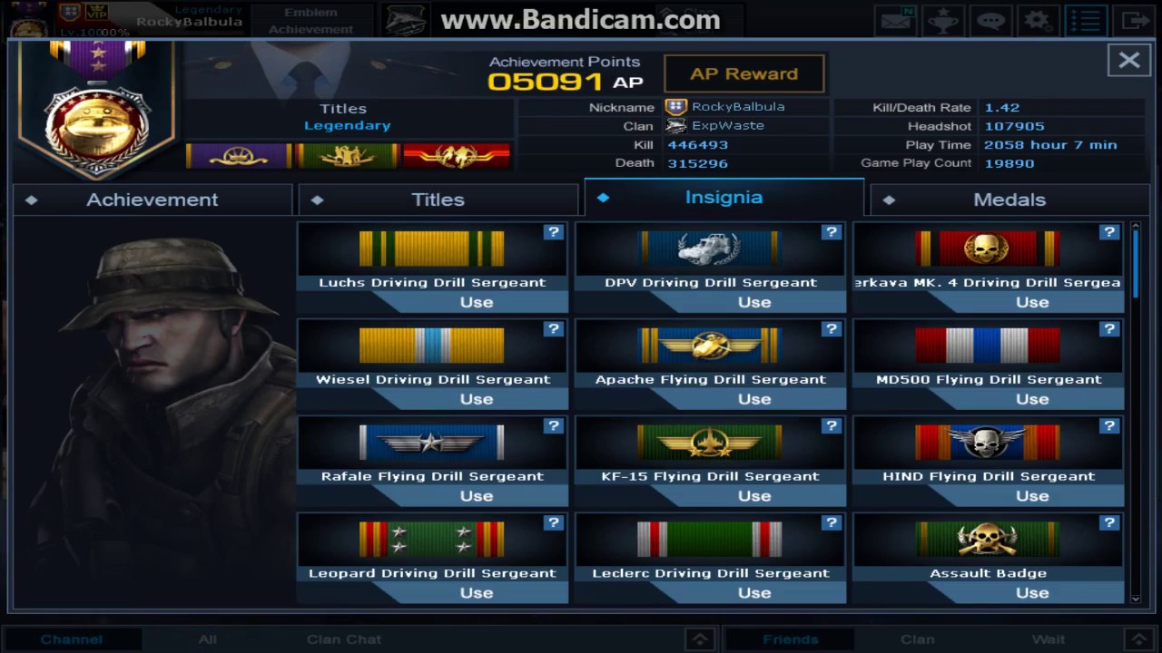 5091 Achievement Points WarRock February 2017 - YouTube