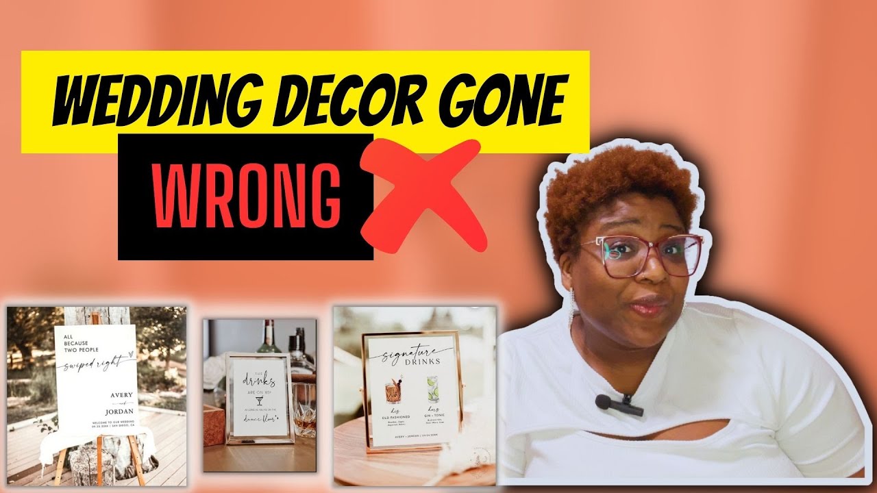 WEDDING DECOR GONE WRONG!! - YouTube