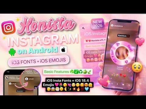 Honista iOS Instagram with Basic iOS Fonts + Emojis on Stories (Android_