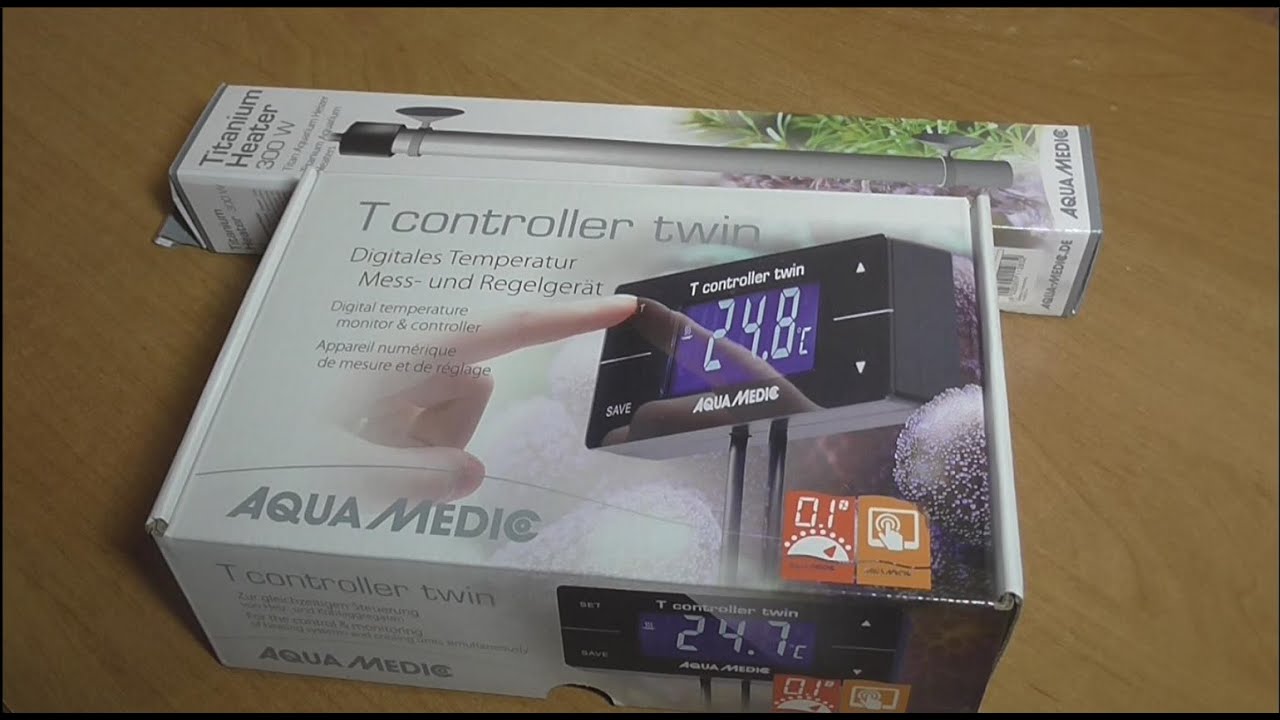Обзор терморегулятора Aqua Medic T controller twin - YouTube