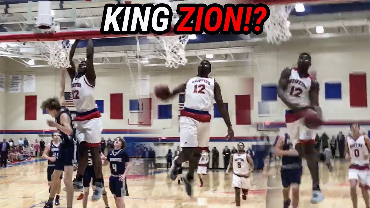 Zion Williamson Puts Down BEST DUNKS EVER After Committing To Duke ...