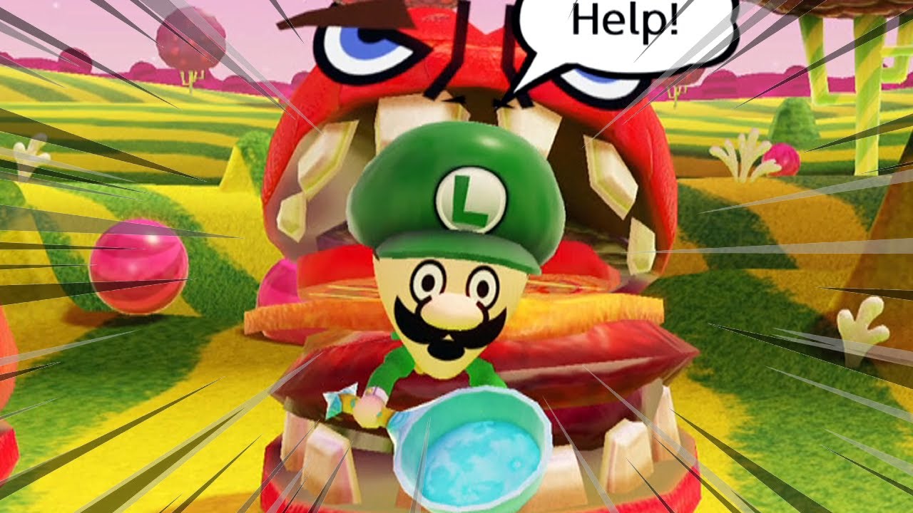Super Luigi Miitopia - These Burgers are WAY Too SPICY! (No Sprinkles ...