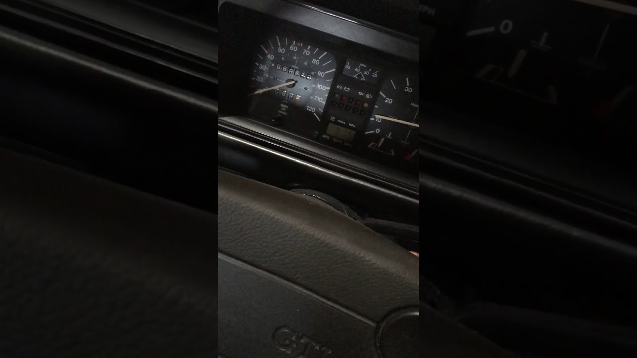 Cold Start issue fixed. MK1 Golf GTI - YouTube