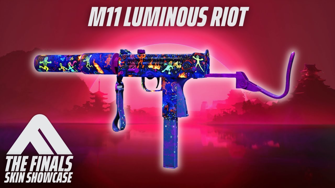 M11 LUMINOUS RIOT Skin Review | The Finals Season 3 Luminous Riot ...