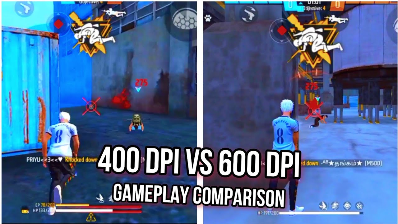 400 DPI VS 600 DPI GAMEPLAY COMPARISON 😱😳 - YouTube