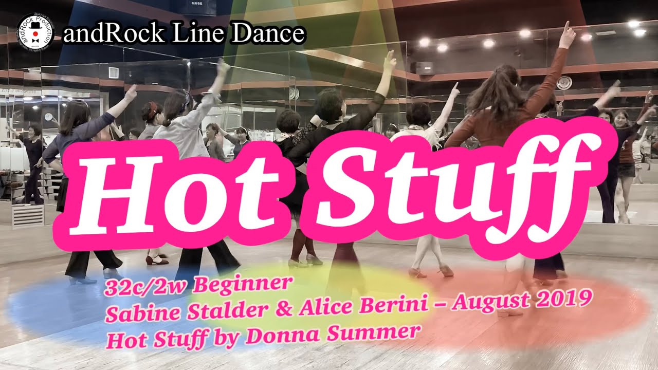 Hot Stuff(Beginner) Line Dance - Demo - YouTube