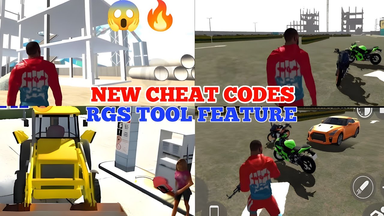 FINALLY NEW RGS TOOL CHEAT CODES💯🤩|| INDIAN BIKES DRIVING 3D NEW UPDATE ...