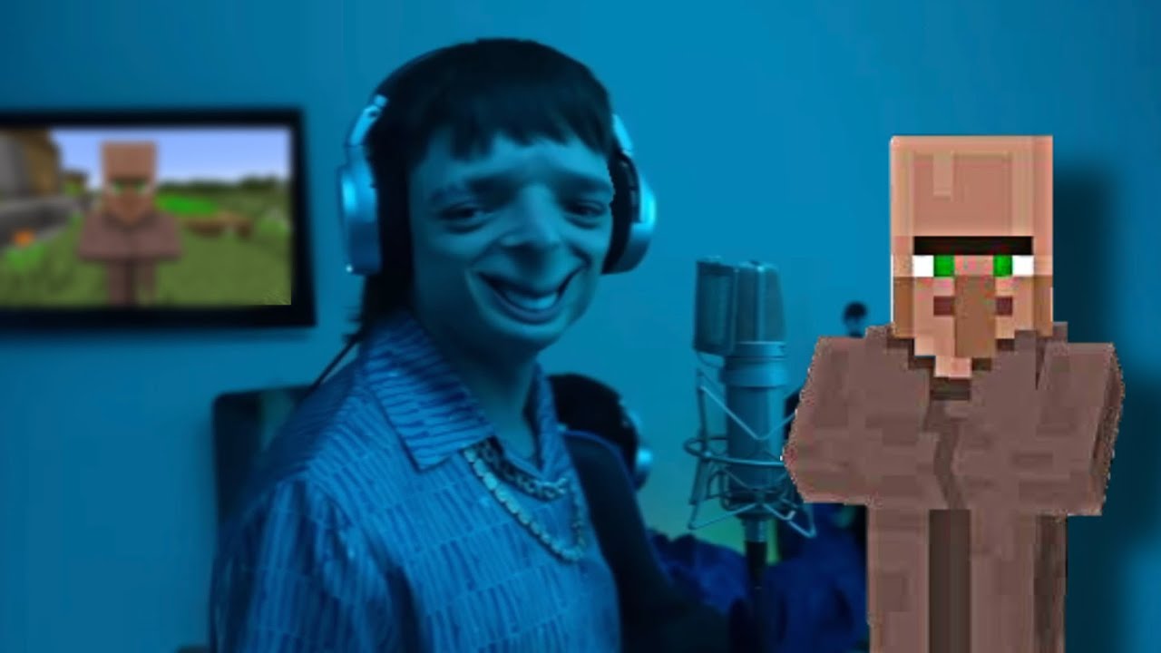 La sesión de peso pluma pero cantada por un aldeano de Minecraft - YouTube