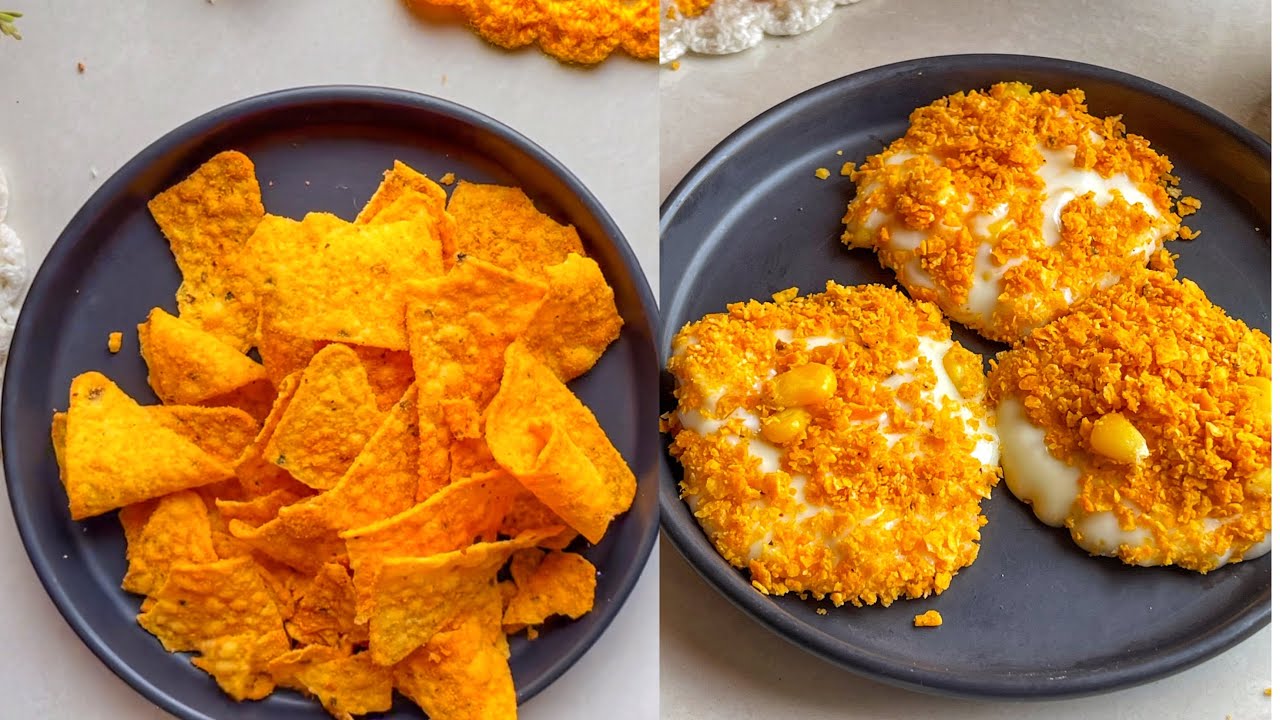 Cheese Burst Nachos | Cheese and corn Bites | Easy and Quick cheese ...