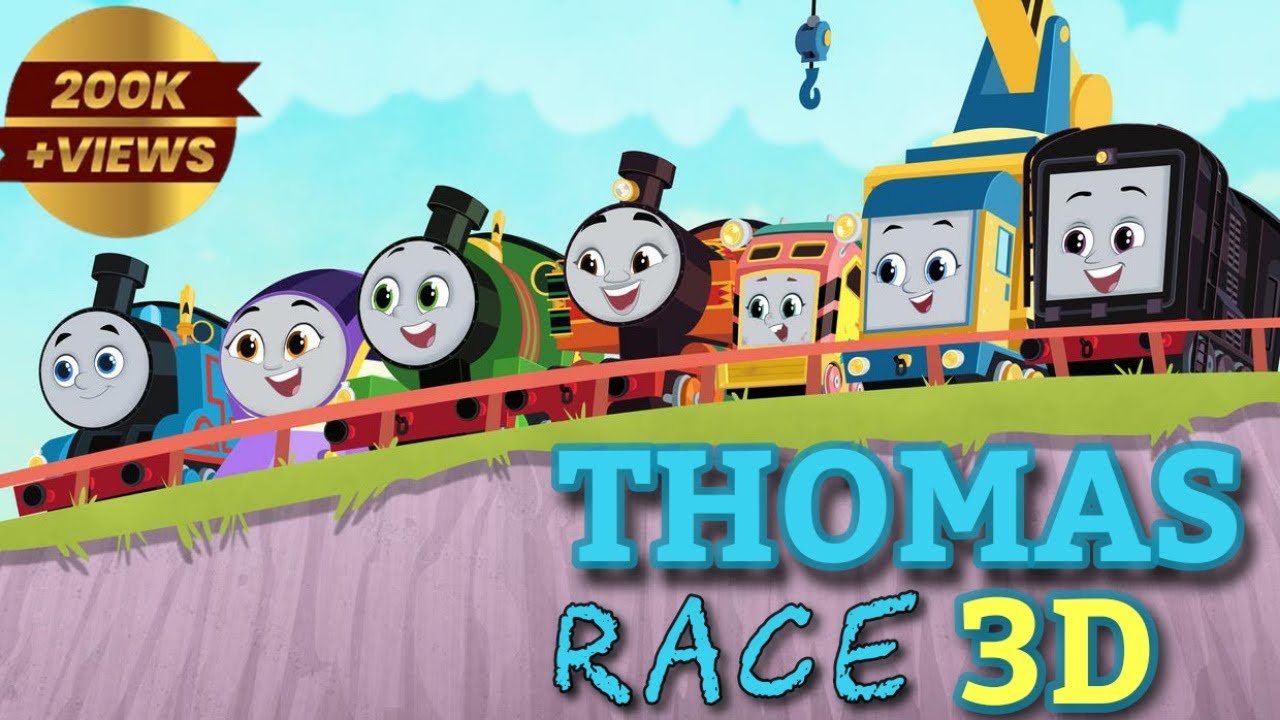 GO THOMAS AS FRIEND VIDEO l Thomas race 3D l kind video l #THOMAS # ...